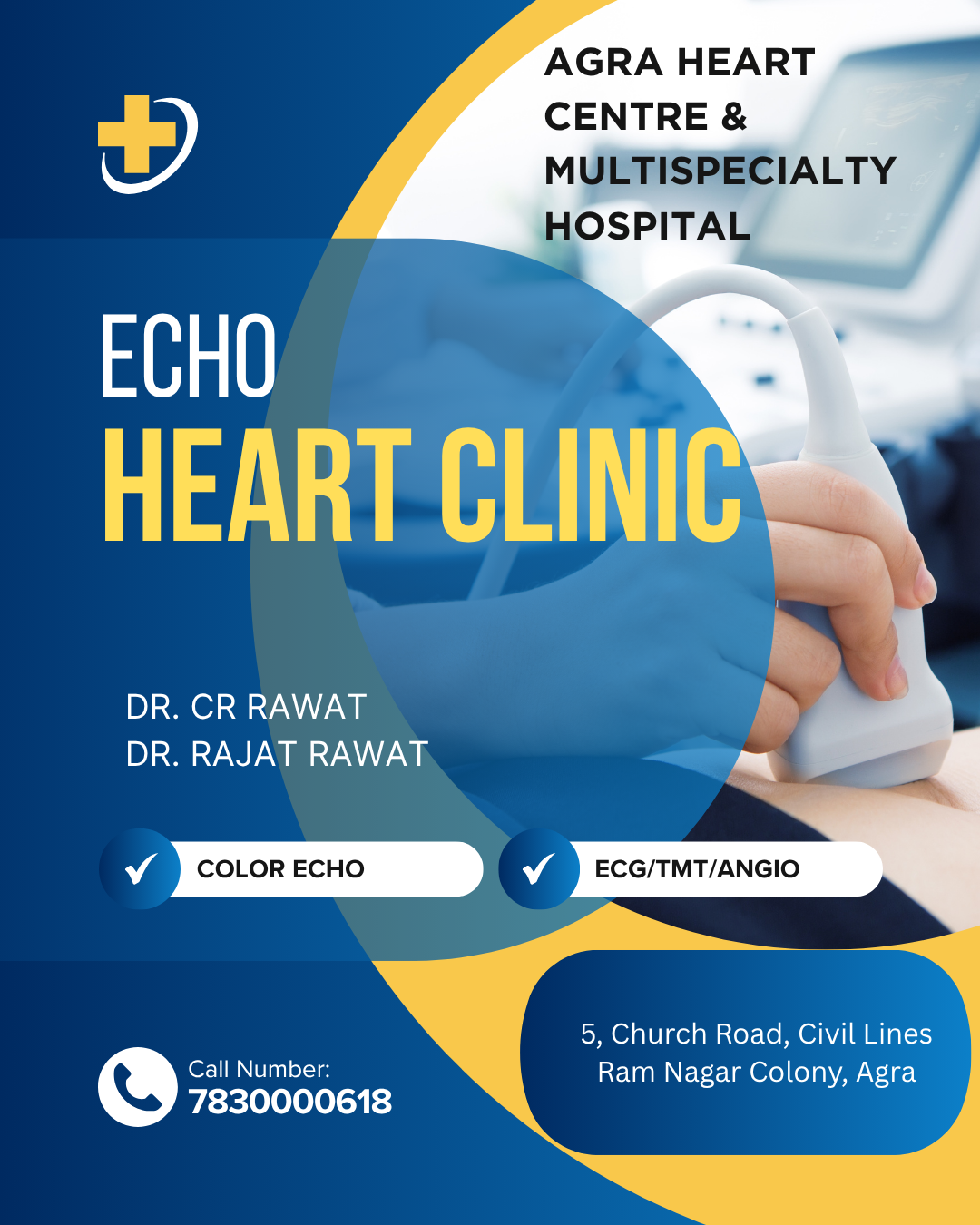 Best Centre for Echo Test in Agra » Agra Heart Centre